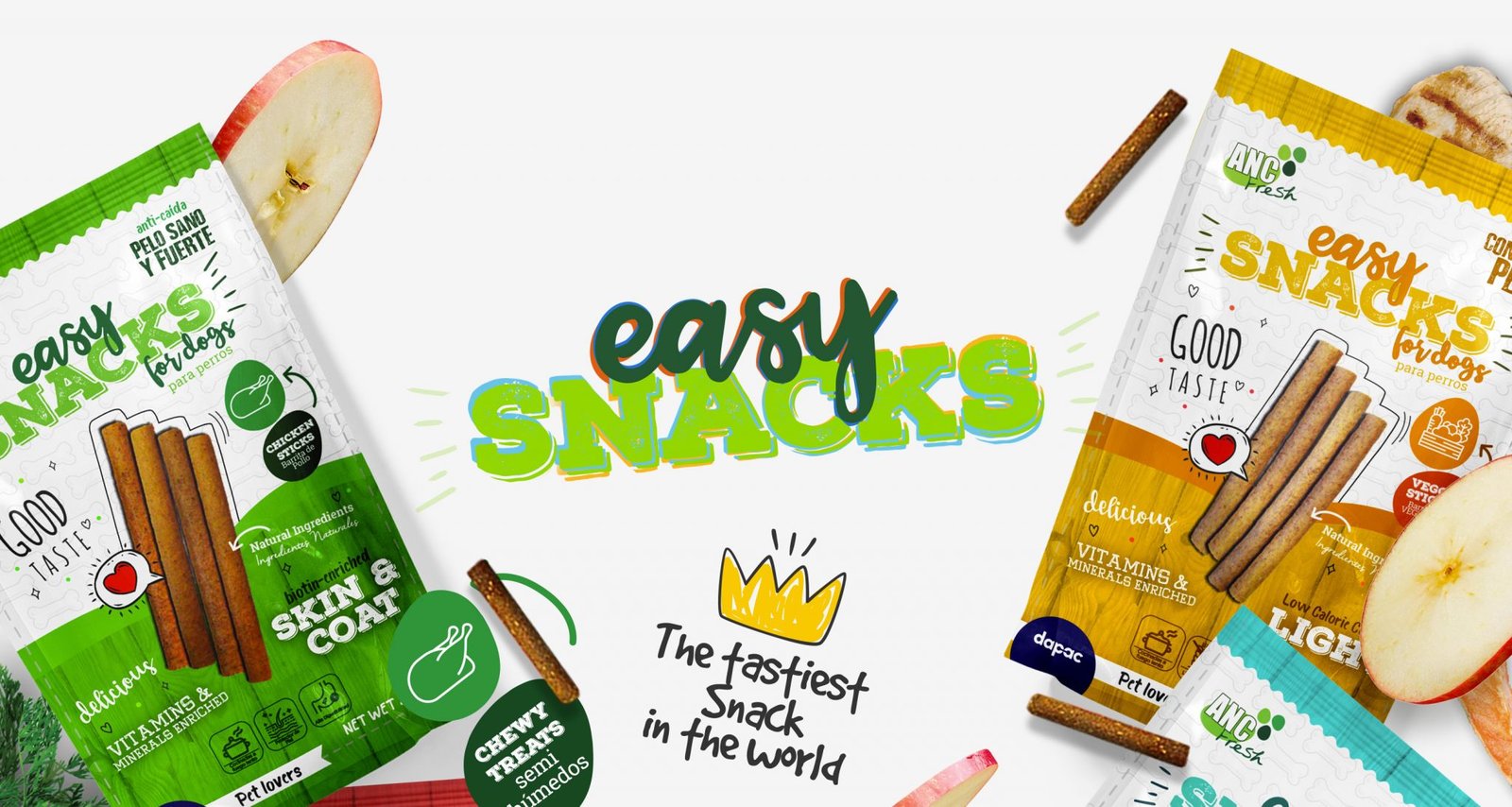 Designing the new line of packaging for Fresh Dog snacks - Agencia de ...